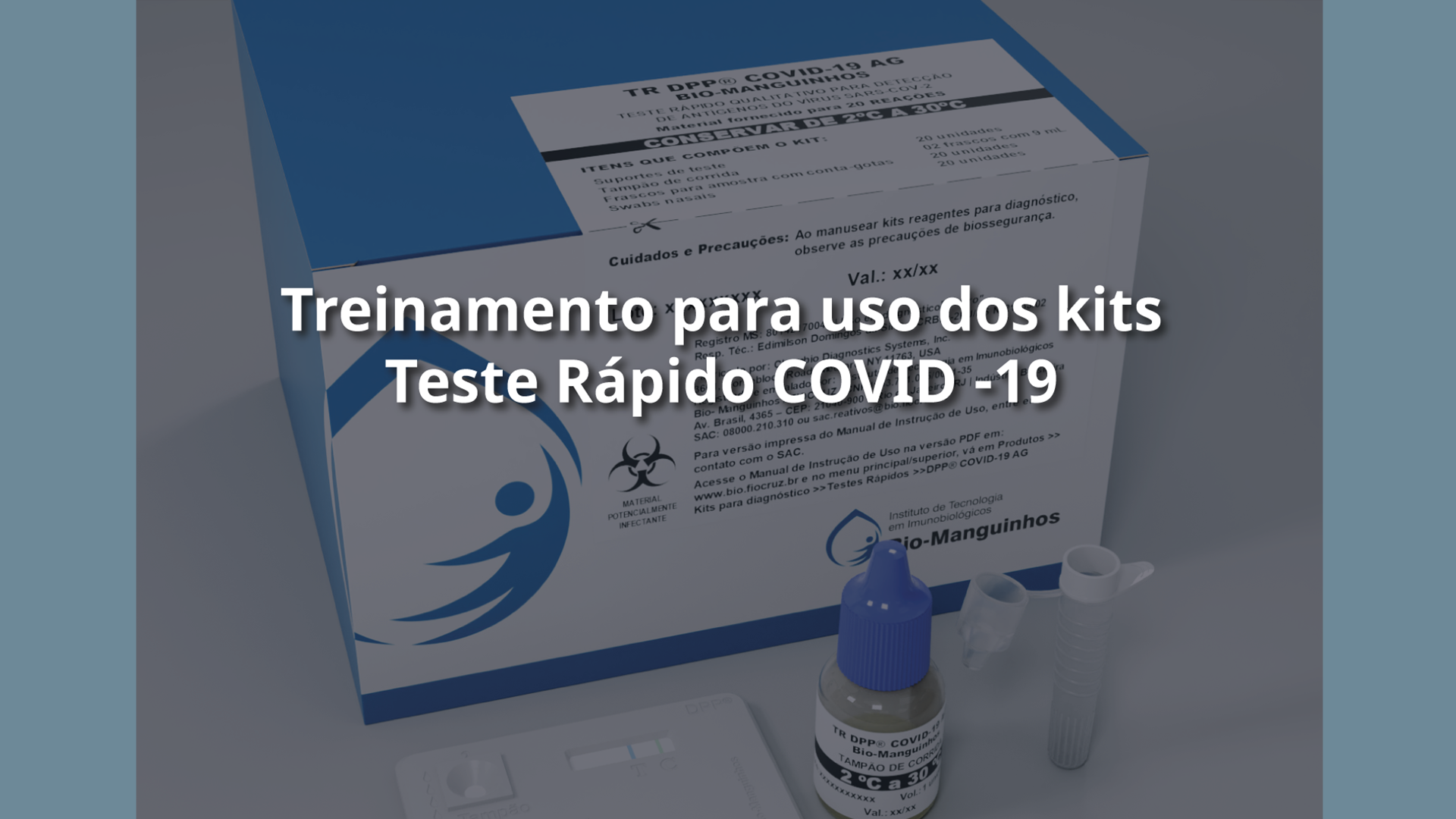 Treinamento de profissionais de saúde para aplicação de teste rápido de ...